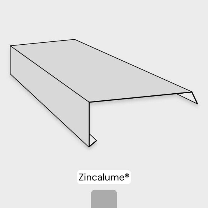 Barge Capping Flashing (Monoclad/Longspan) - Zincalume – eRoofing Australia