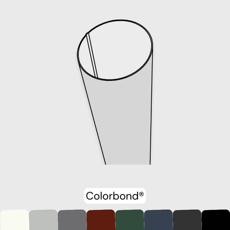 Round Downpipe - Colorbond – eRoofing Australia