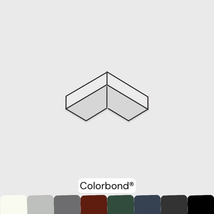 Internal Corner Cap - Colorbond – eRoofing Australia