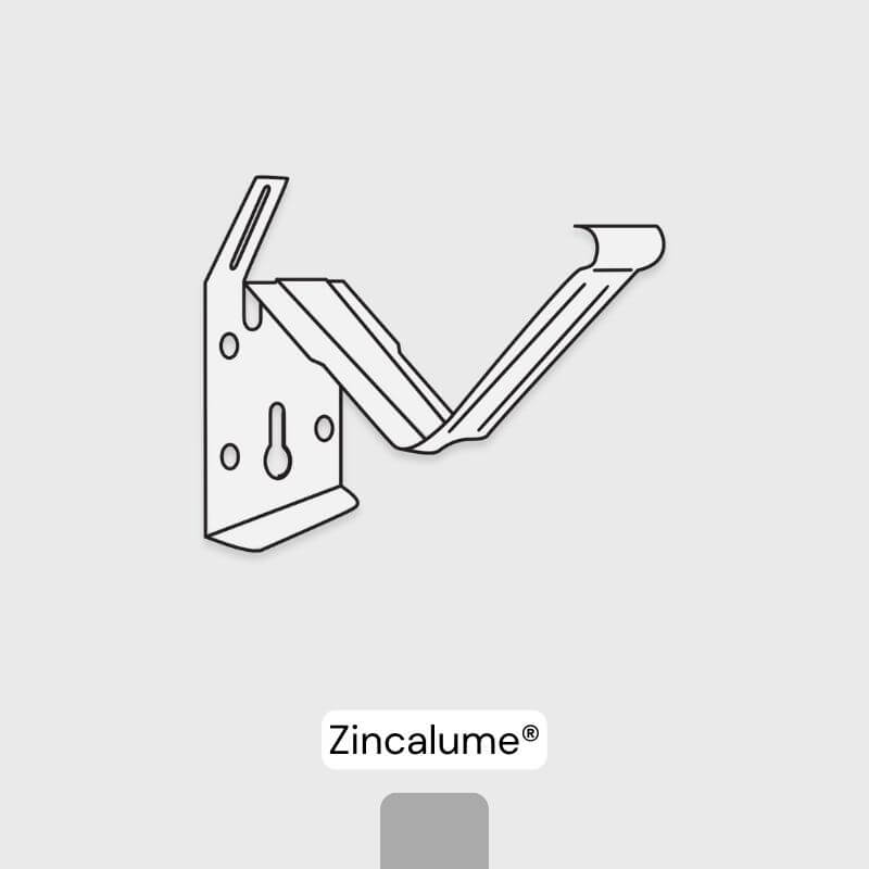 Concealed Brackets - Quad Lo-Front 150mm Gutter – eRoofing Australia