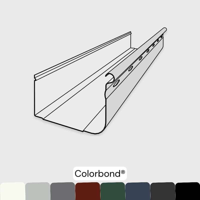 Queenslander Quad Gutter - Colorbond – eRoofing Australia